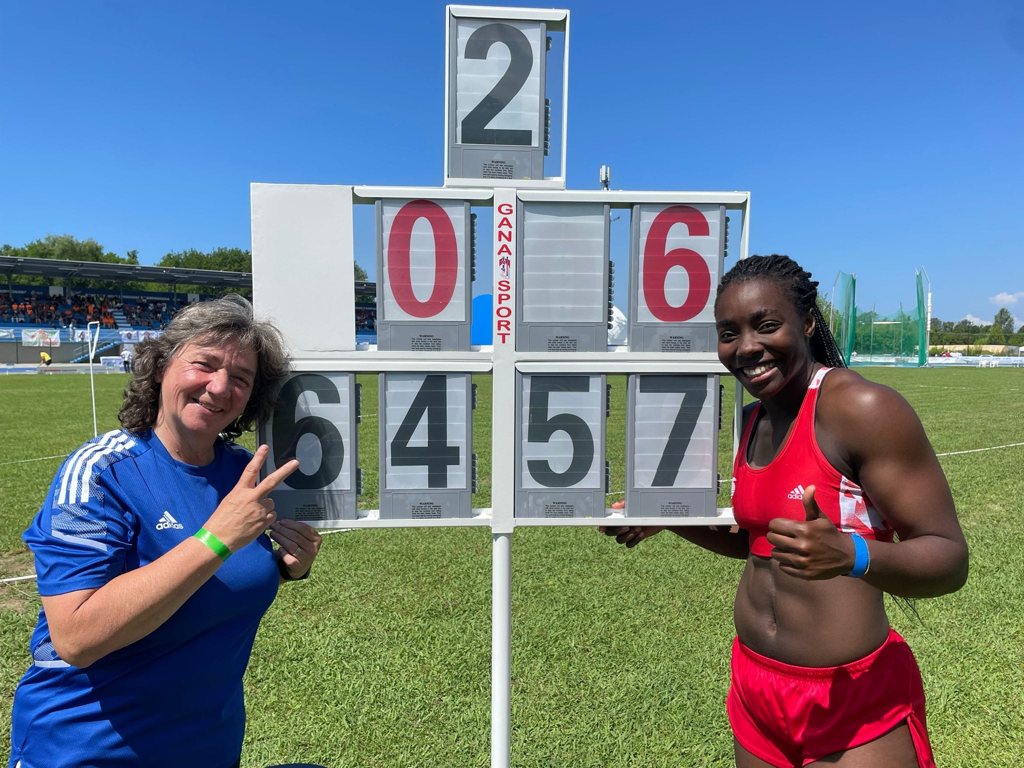 Sisport - Daisy Osakue record italiano